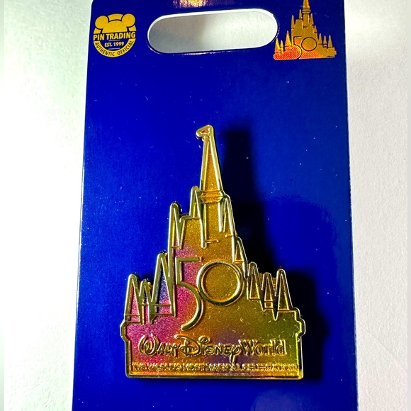 Disney | Other | Disney 5th Anniversary Cinderella Castle Pin | Poshmark